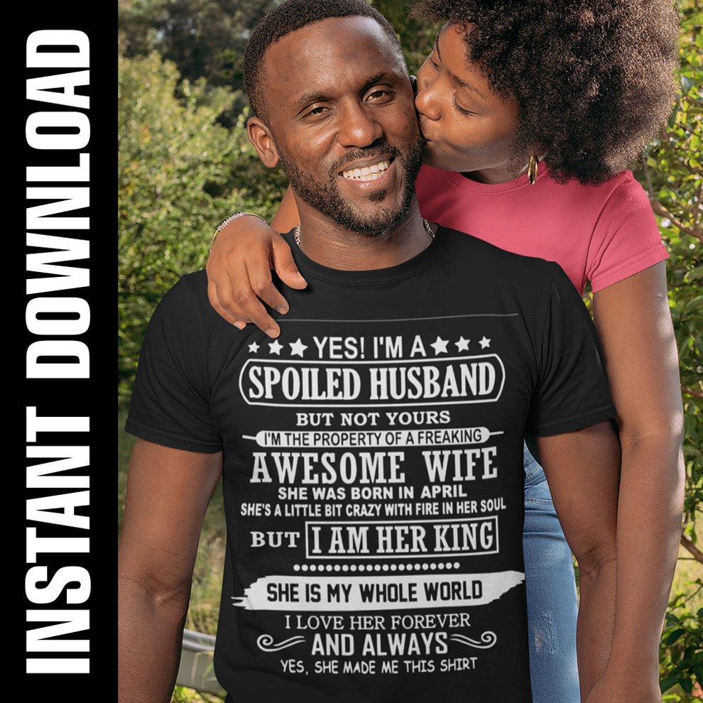 Spoiled Husband Awesome Wife PNG SVG – eBoss 247